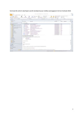 Handleiding Outlook 2010 Nederlands dutch language | PDF