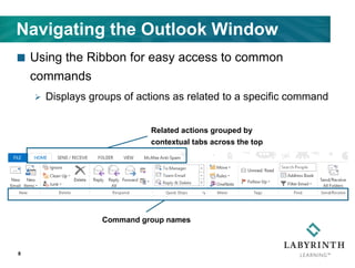 Outlook 2013 lesson 1 Overview presentation | PDF | Operating Systems ...