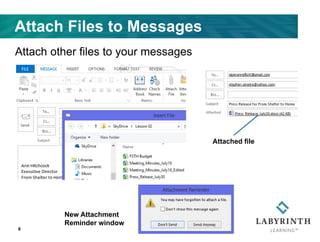 Outlook 2013 lesson 2 Overview presentation | PPT