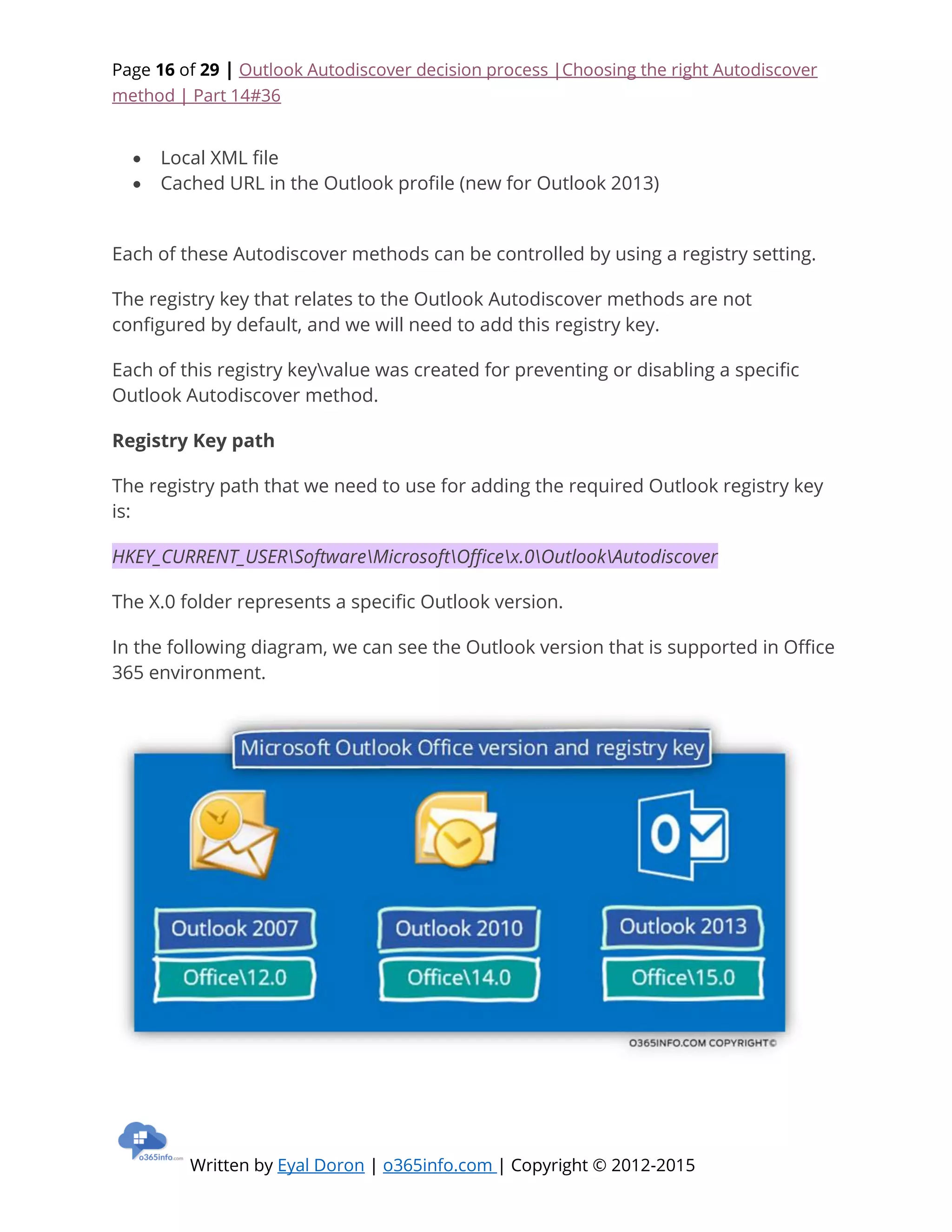 Outlook autodiscover decision process choosing the right autodiscover ...