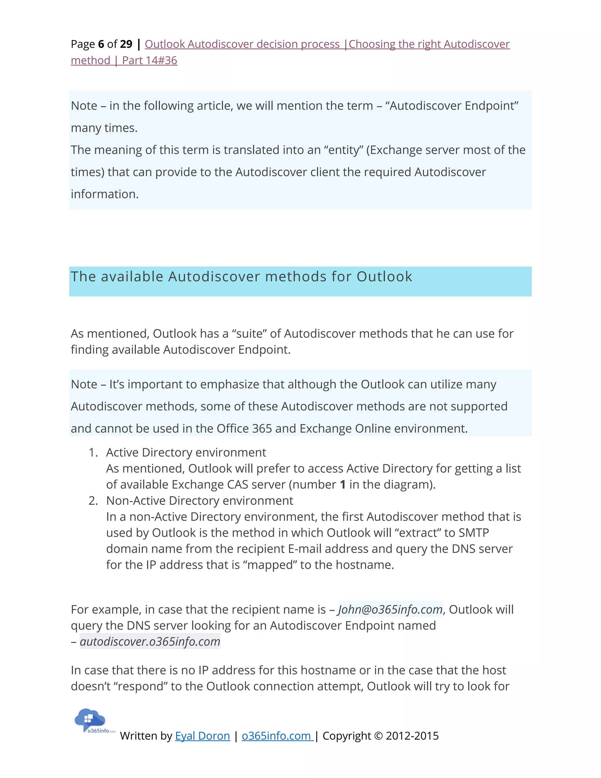 Outlook autodiscover decision process choosing the right autodiscover ...