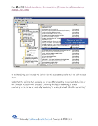 Outlook autodiscover decision process choosing the right autodiscover ...