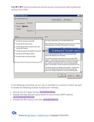 Outlook autodiscover decision process choosing the right autodiscover ...