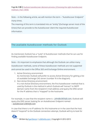 Outlook autodiscover decision process choosing the right autodiscover ...