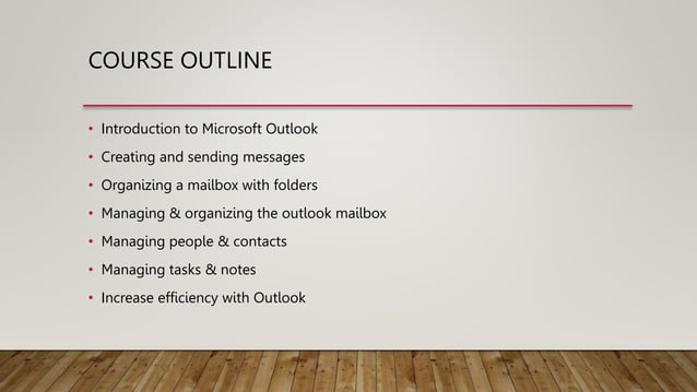 outlook basic.pptx | Email | Internet