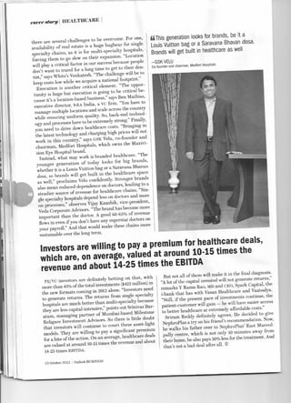 Outlook Business Featuring Nephro Plus | PDF