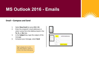 MS Outlook emails | PPT | Free Download
