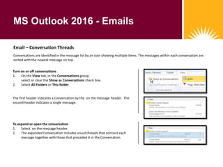 MS Outlook emails | PPTX