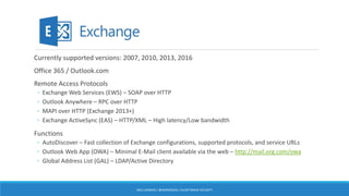 Outlook and Exchange for the bad guys | PPT