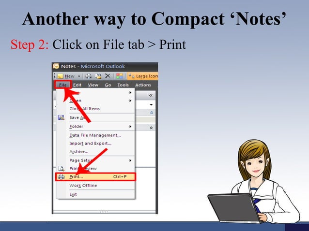 Method to Print Multiple Notes on a single page | PPT
