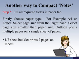Method to Print Multiple Notes on a single page | PPT