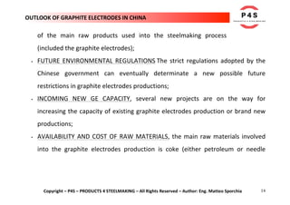 OUTLOOK OF GRAPHITE ELECTRODES IN CHINA (steel, steelmaking, metallurgy ...