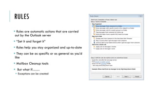 Outlook Organization | PDF