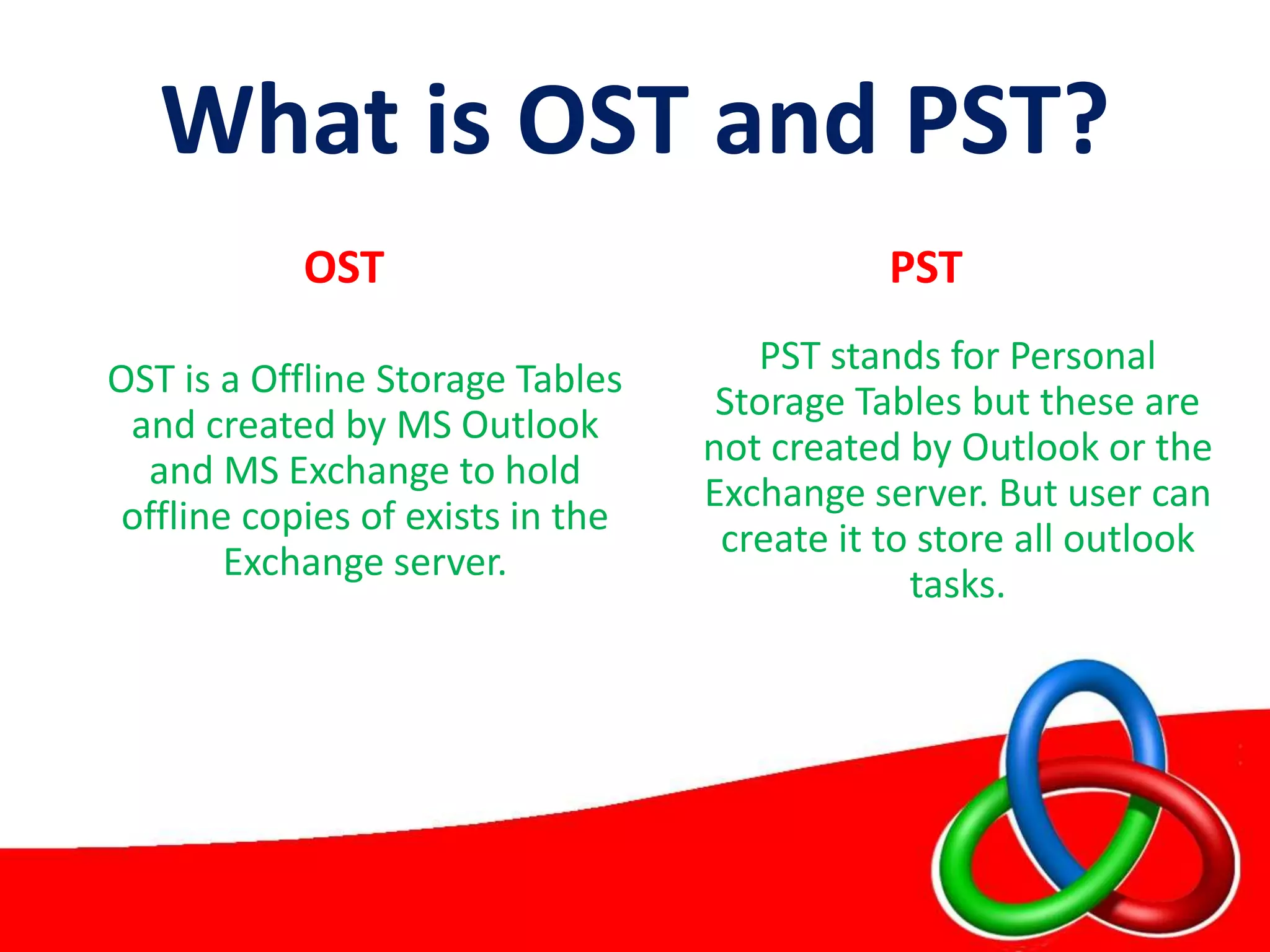 OST Recovery Tool | PPT