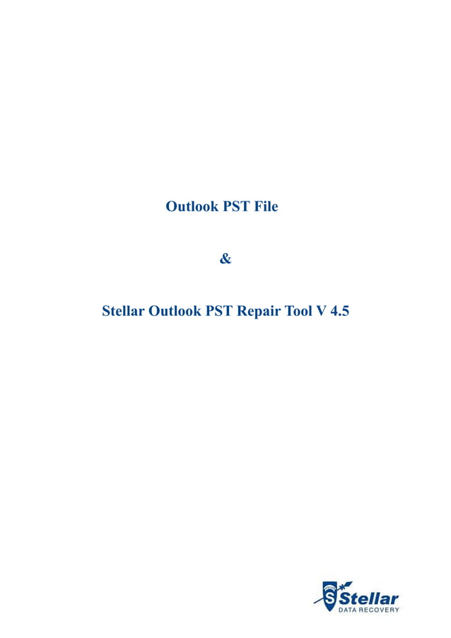 Outlook pst repair | PDF | Email | Internet