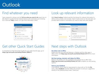 Outlook Quick Start Guide | PDF