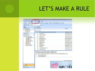 How to use OutLook Rules | PPT