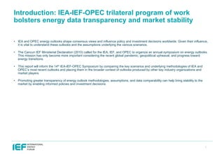 IEF Energy Outlooks Comparison Report-2024 | PDF
