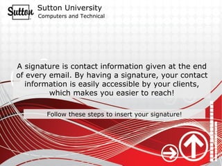 Outlook signature | PPT