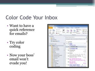 Outlook tips and tricks | PPTX