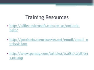 Outlook tips and tricks | PPTX