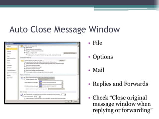 Outlook tips and tricks | PPTX