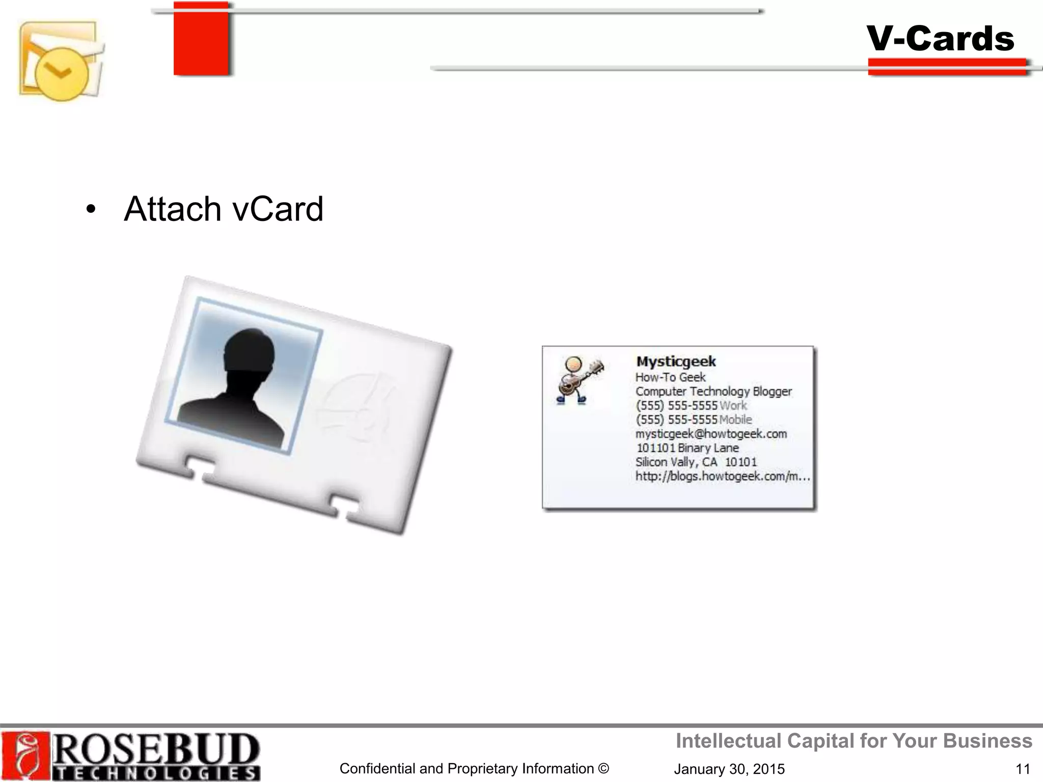 Outlook training slides | PPTX