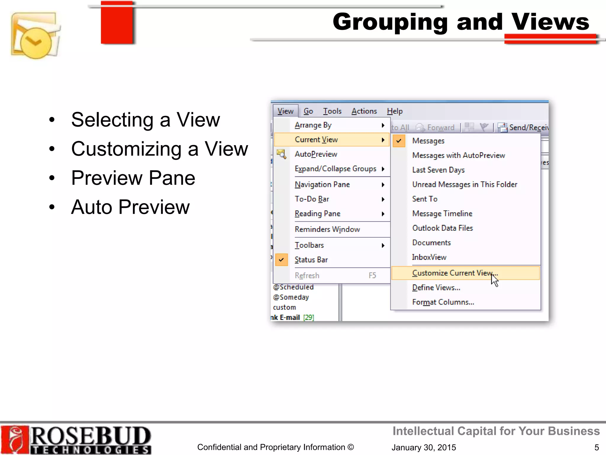 Outlook training slides | PPTX