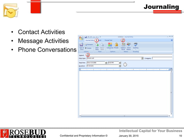 Outlook training slides | PPTX