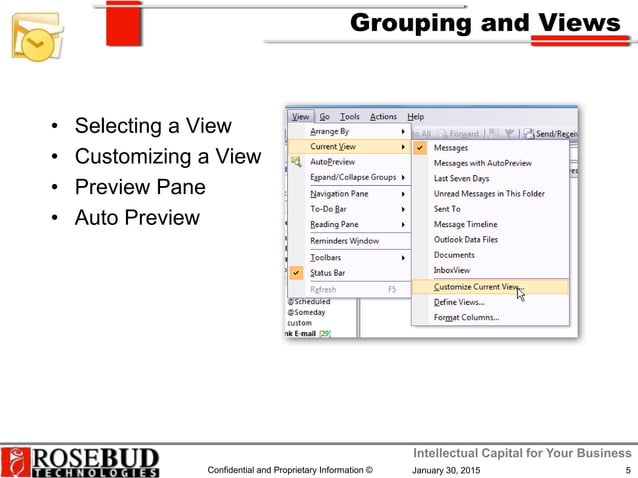 Outlook training slides | PPTX