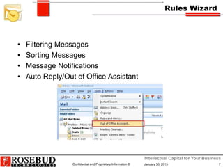 Outlook training slides | PPTX