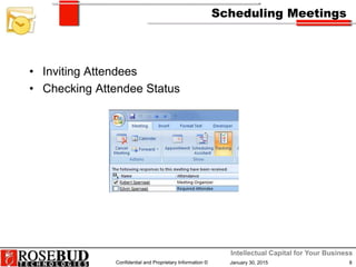 Outlook training slides | PPTX
