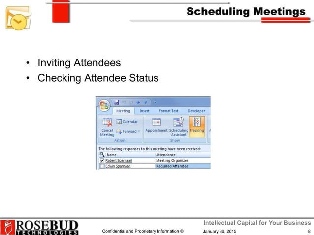 Outlook training slides | PPTX