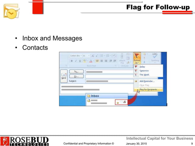 Outlook training slides | PPTX