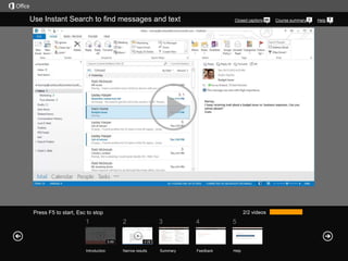 Outlook use Search to Find | PPT