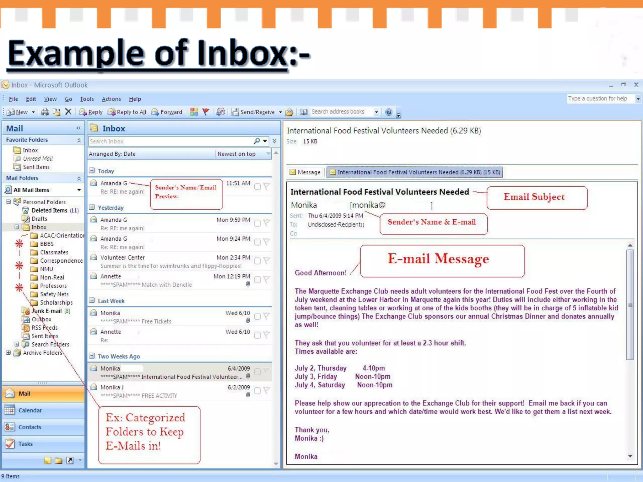 Outloook basic-introduction | PDF