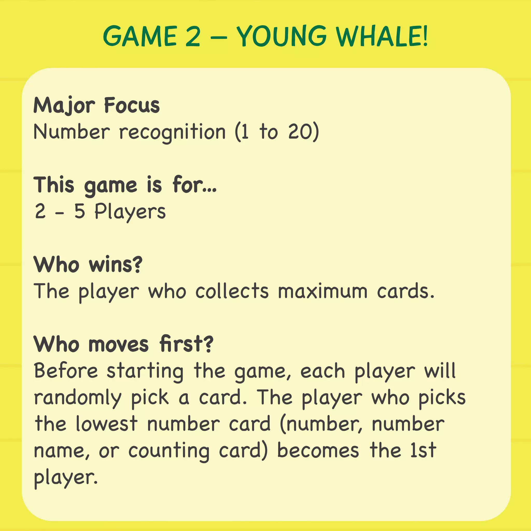 Numbers Card Game - Outnumber. 6 times more math practice | PDF