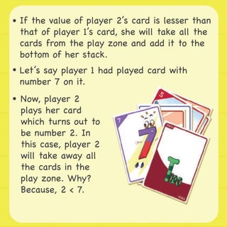 Numbers Card Game - Outnumber. 6 times more math practice | PDF | Card ...