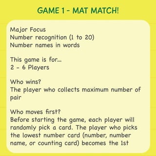 Numbers Card Game - Outnumber. 6 times more math practice | PDF | Card ...