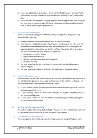 Numbers Card Game - Outnumber. 6 times more math practice | PDF