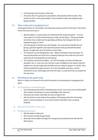 Numbers Card Game - Outnumber. 6 times more math practice | PDF