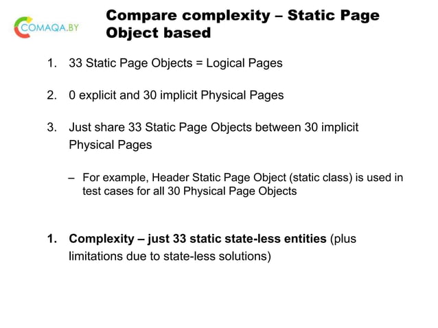 Out of box page object design pattern, java | PPT