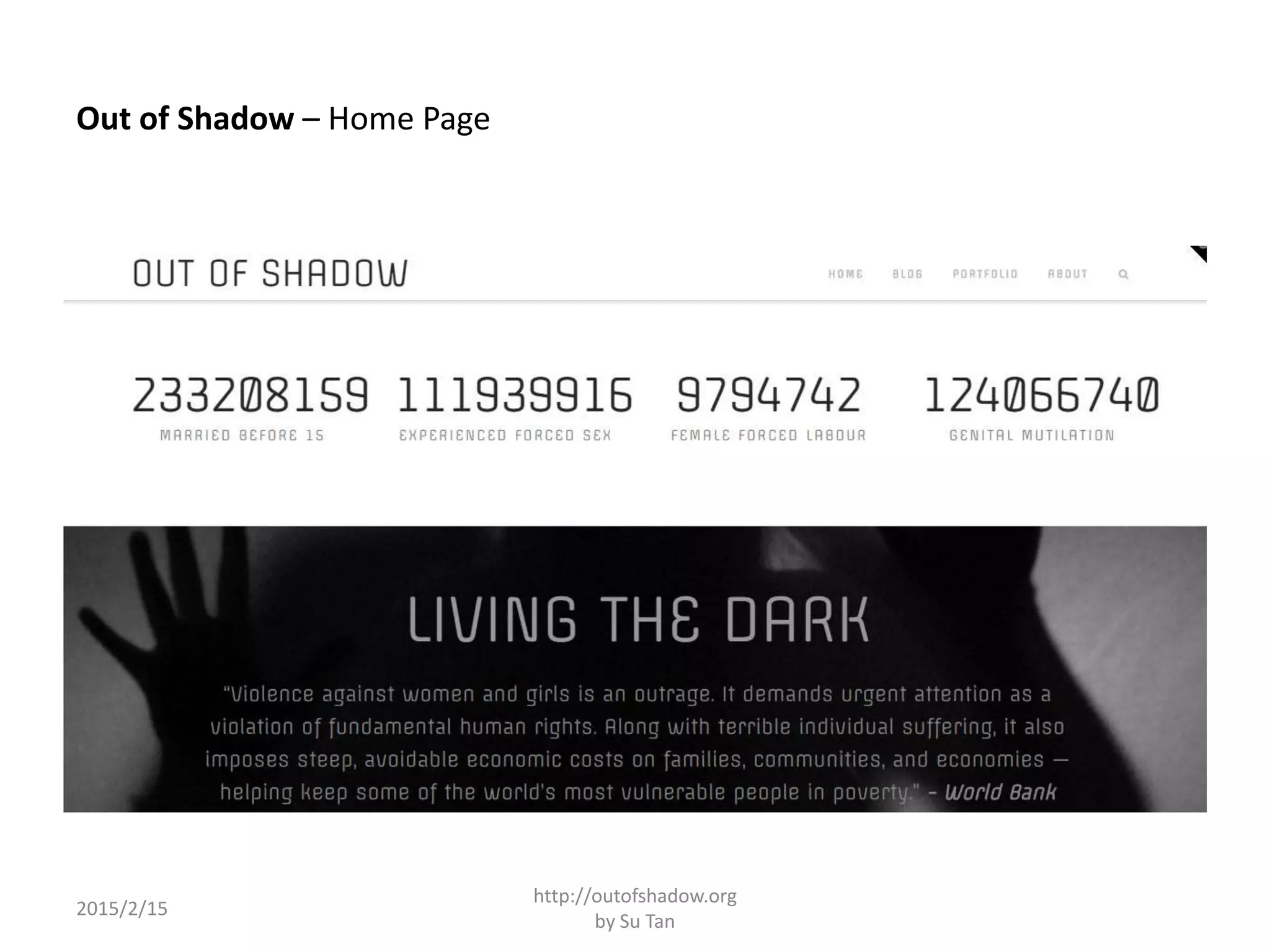 Out of Shadow - http://outofshadow.org