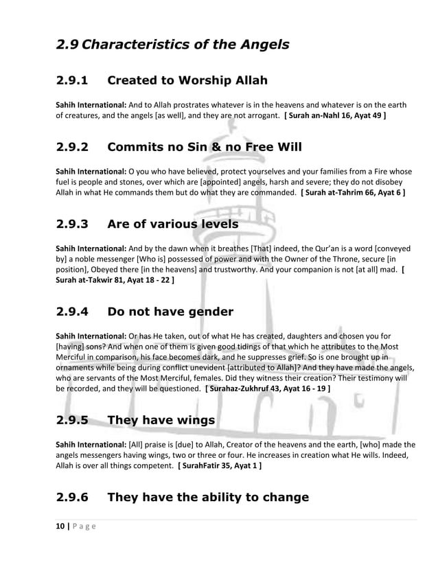 Angels in Islam | PDF