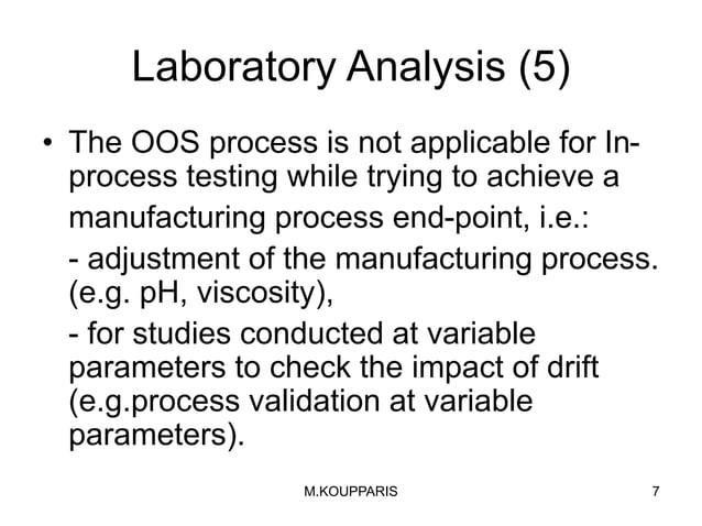OUT OF SPECIFICATION.ppt