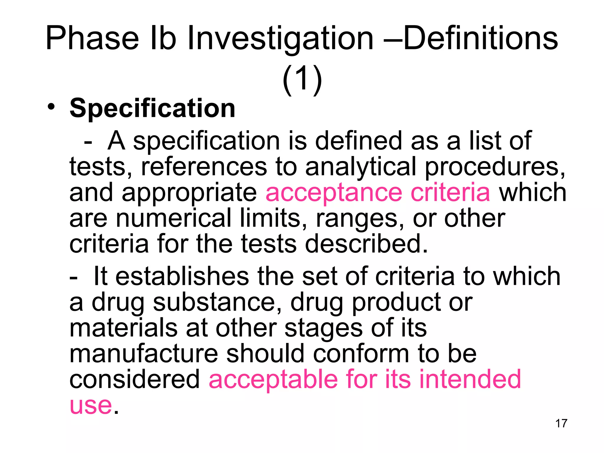 Out of specifications | PPT