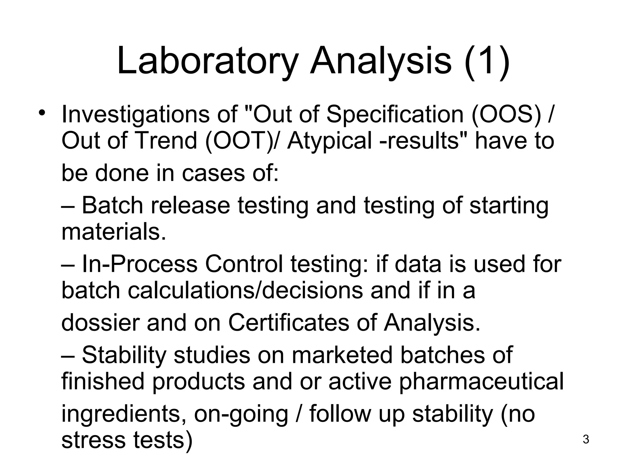 Out of specifications | PPT