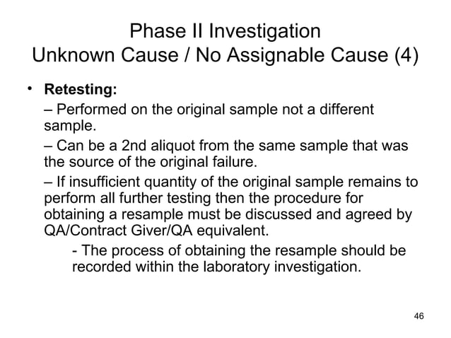 Out of specifications | PPT