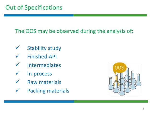 Out of specification shravan | PPTX