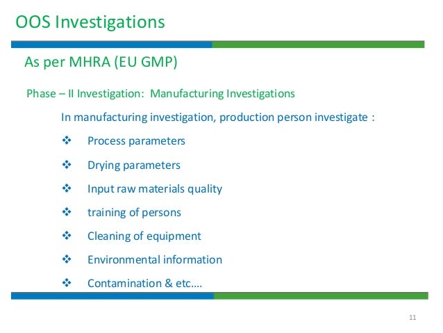 Out of specification shravan